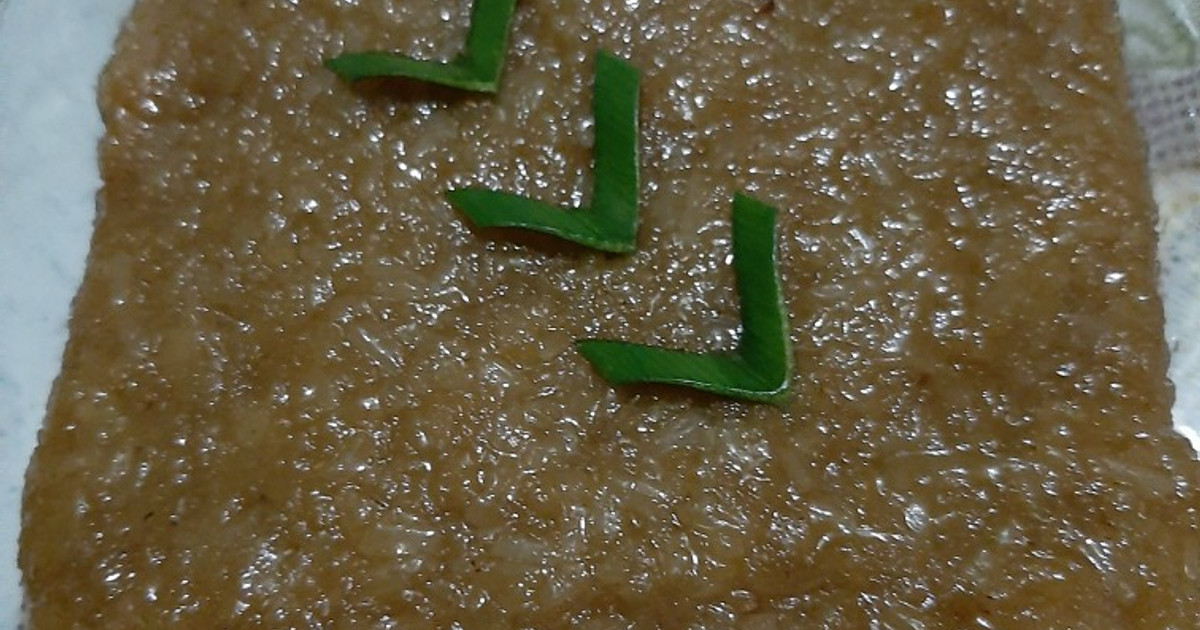 Resep Wajik Ketan Gula Merah (Tanpa Santen) oleh Masyithah Amir - Cookpad