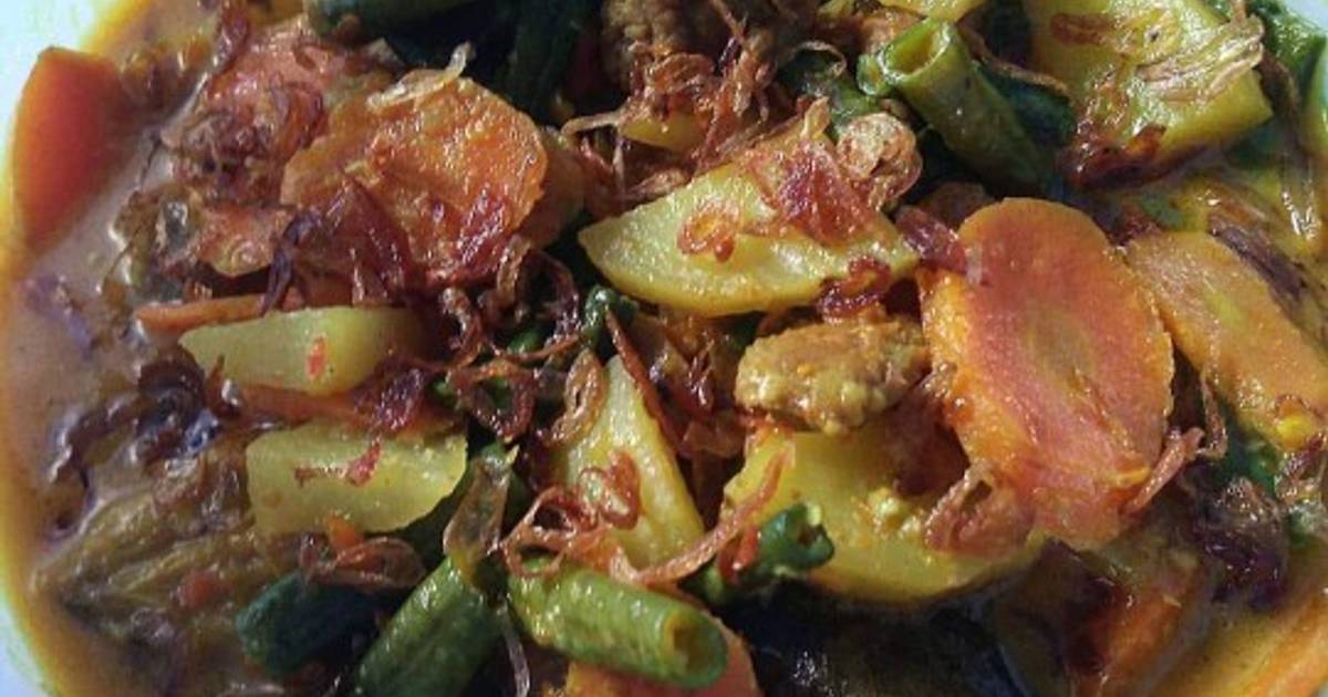 Resep Sayur Daging kuah Kuning oleh Ainy Hamim - Cookpad