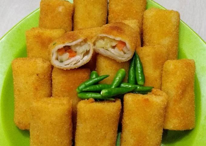 Resep Risol rogut / isi sayuran oleh Ariyani - Cookpad