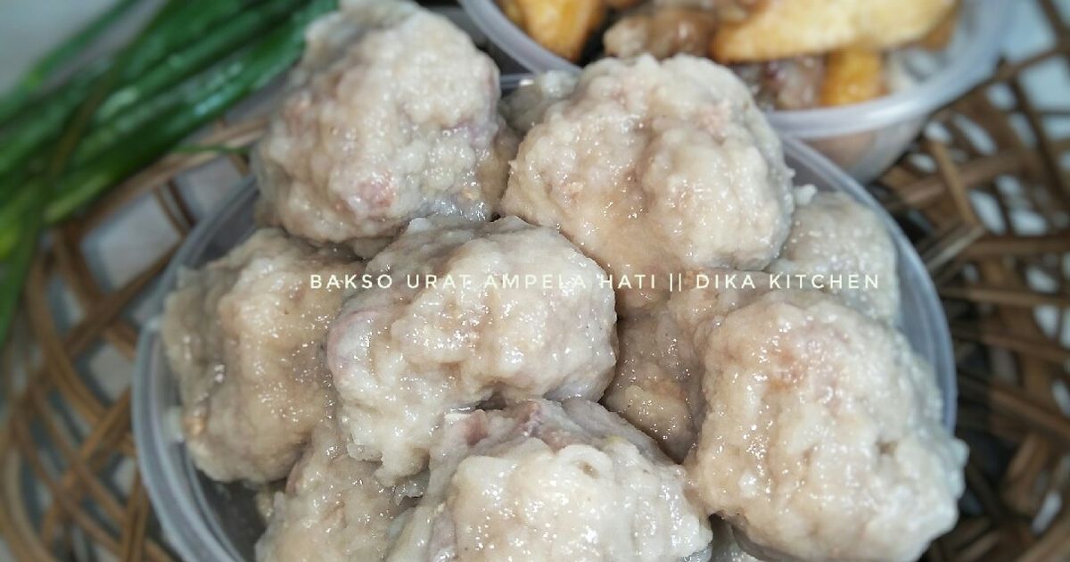 Resep Bakso Urat Ampela Hati oleh Dika Kitchen - Cookpad