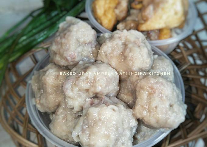 Resep Bakso Urat Ampela Hati oleh Dika Kitchen - Cookpad