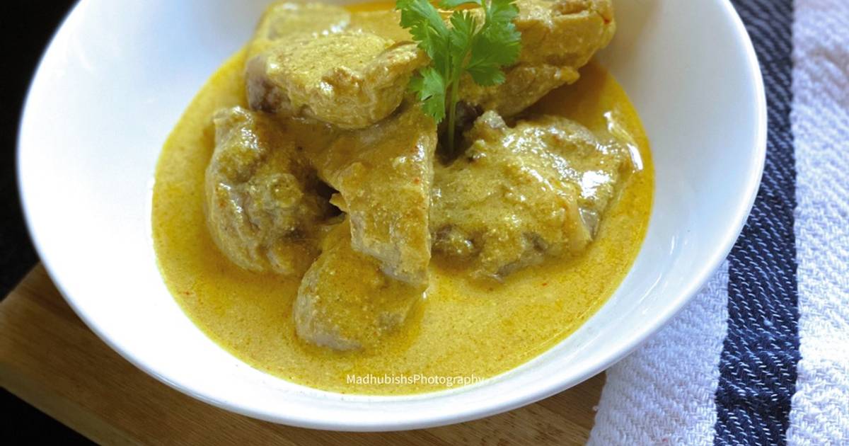 Awadhi Chicken Korma Recipe by Madhumita Bishnu - Cookpad