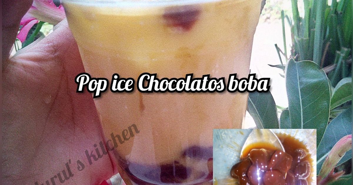 Resep Pop Ice Chocolatos Boba oleh nurul - Cookpad