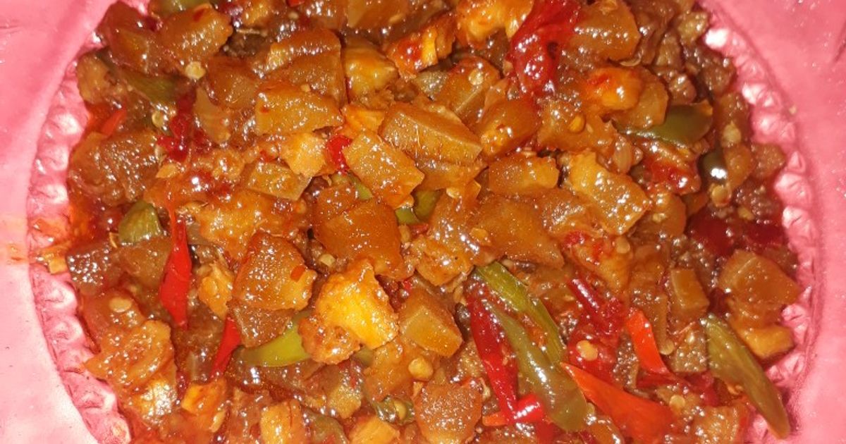 Resep sambel goreng cecek kulit rumahan enak dan mudah - Cookpad