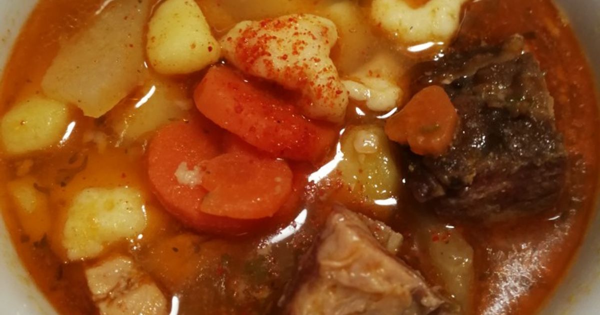 Füstölt Húsos Gulyásleves | Edina Furkó receptje - Cookpad receptek