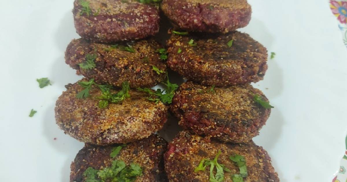 Purple sweet potato cutlets Recipe by Nargis shaikh Shaukat - Cookpad