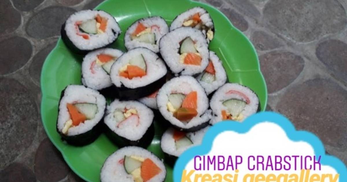 118 resep gimbap crabstick enak dan mudah - Cookpad