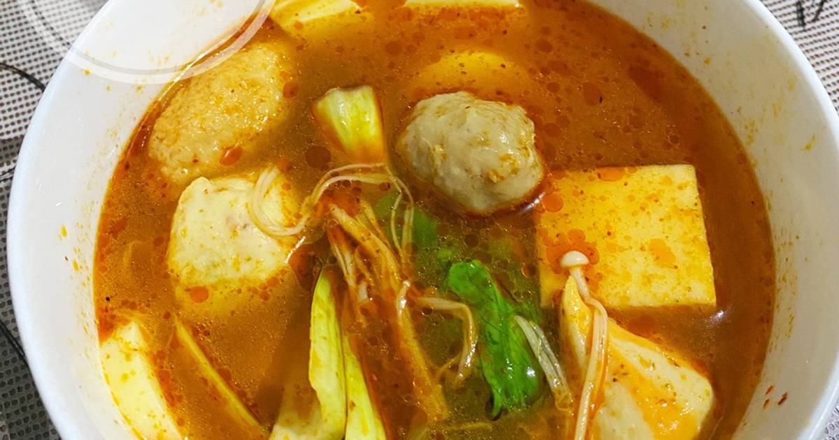 Resep Suki kuah tomyam oleh espanolasz recipe - Cookpad