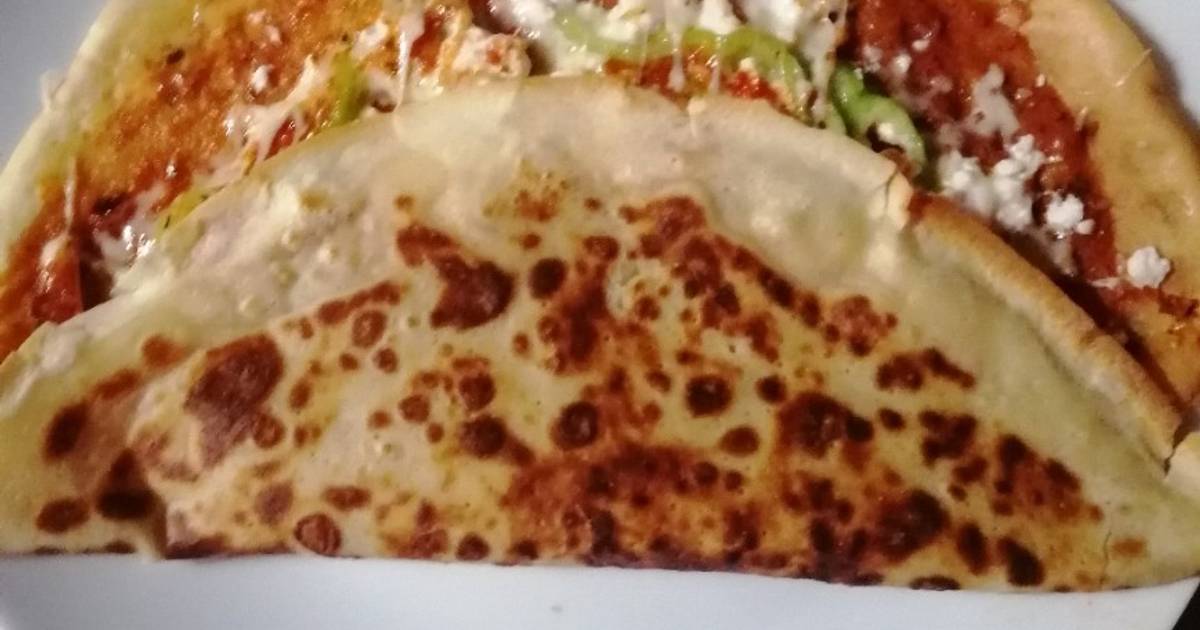 ΚΡΕΠΑ PIZZA🍕 Συνταγή από τον/την Fani Papaster - Cookpad