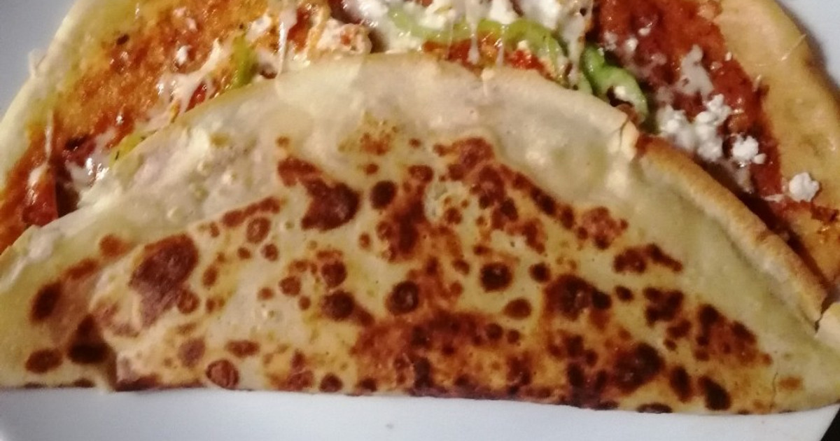 κρεπα Pizza🍕 Συνταγή από τον/την Fani Papaster - Cookpad