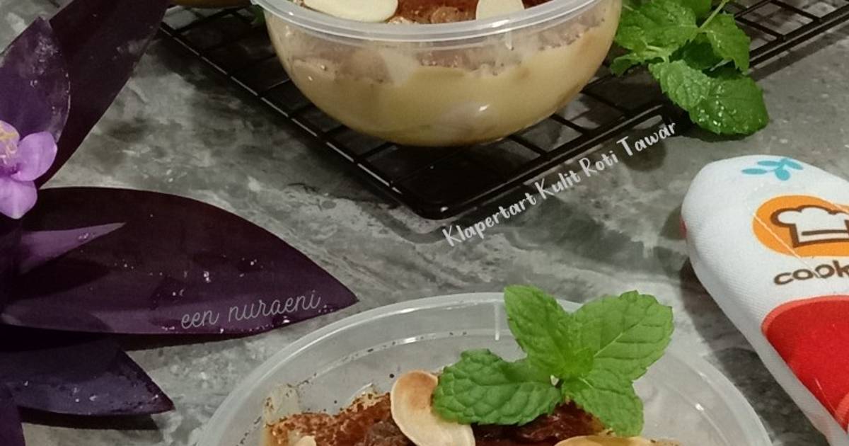 Resep Klapertart Kulit Roti Tawar oleh Een Nuraeni - Cookpad