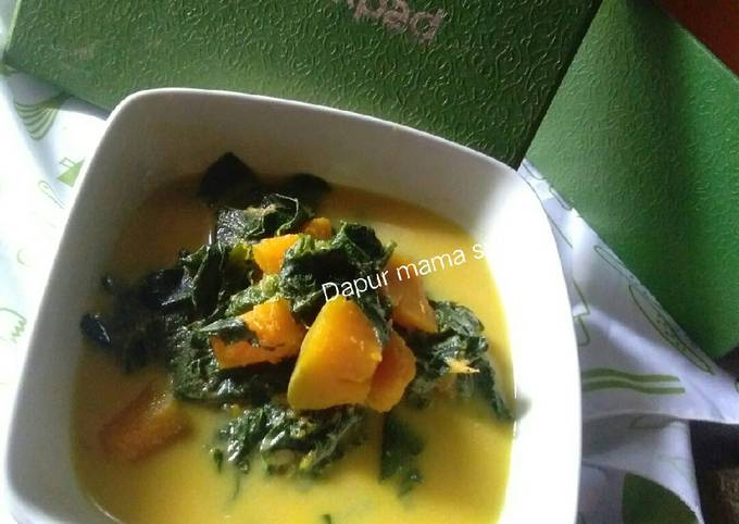 Resep Gulai daun singkong dan labu kuning oleh 🌹Dapur Mama Syfa 🌹 - Cookpad