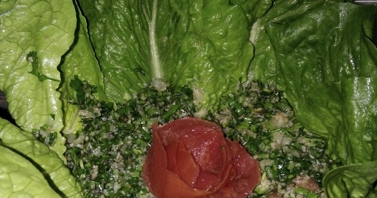 طريقة عمل تبولة على اصولها بطريقة سهلة وسريعة من فاطمة البتول - كوكباد