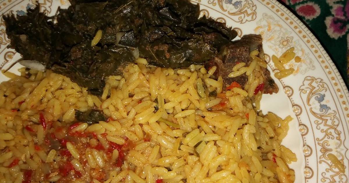 Dafadukan shinkafa da kwadon zogale Recipe by Amina Aliyu - Cookpad