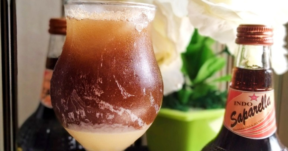 Resep Es Susu Saparella🍸 oleh Tata My Beloved - Cookpad