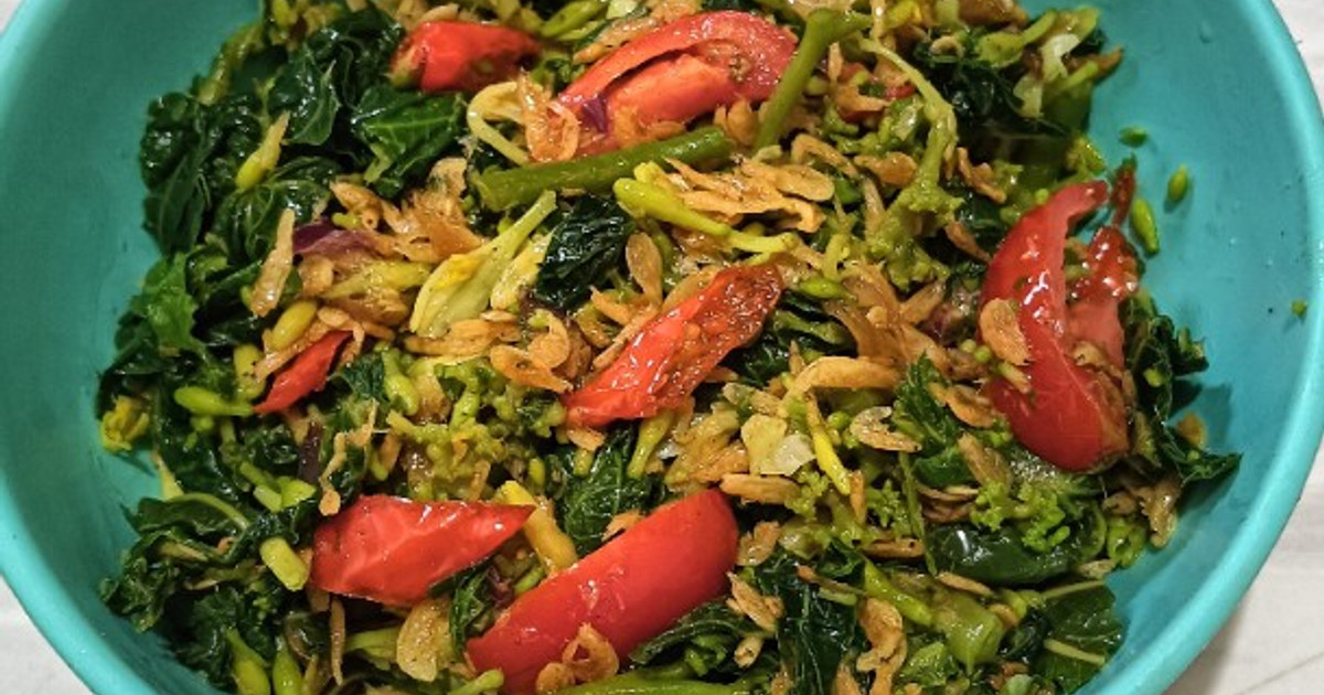 Resep Tumis Bunga Pepaya Udang Rebon oleh Yati Yulyati - Cookpad