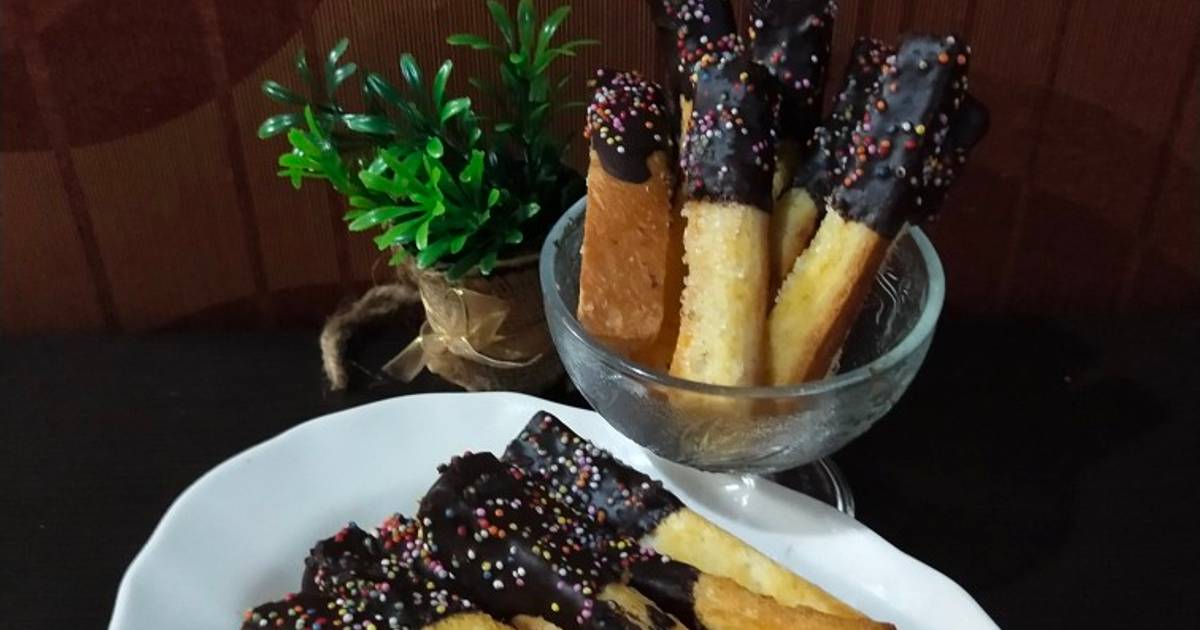 39 resep stik coklat warna warni enak dan mudah - Cookpad