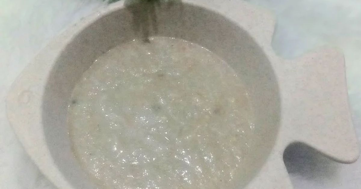 Resep bubur tim sup ayam rumahan enak dan mudah - Cookpad