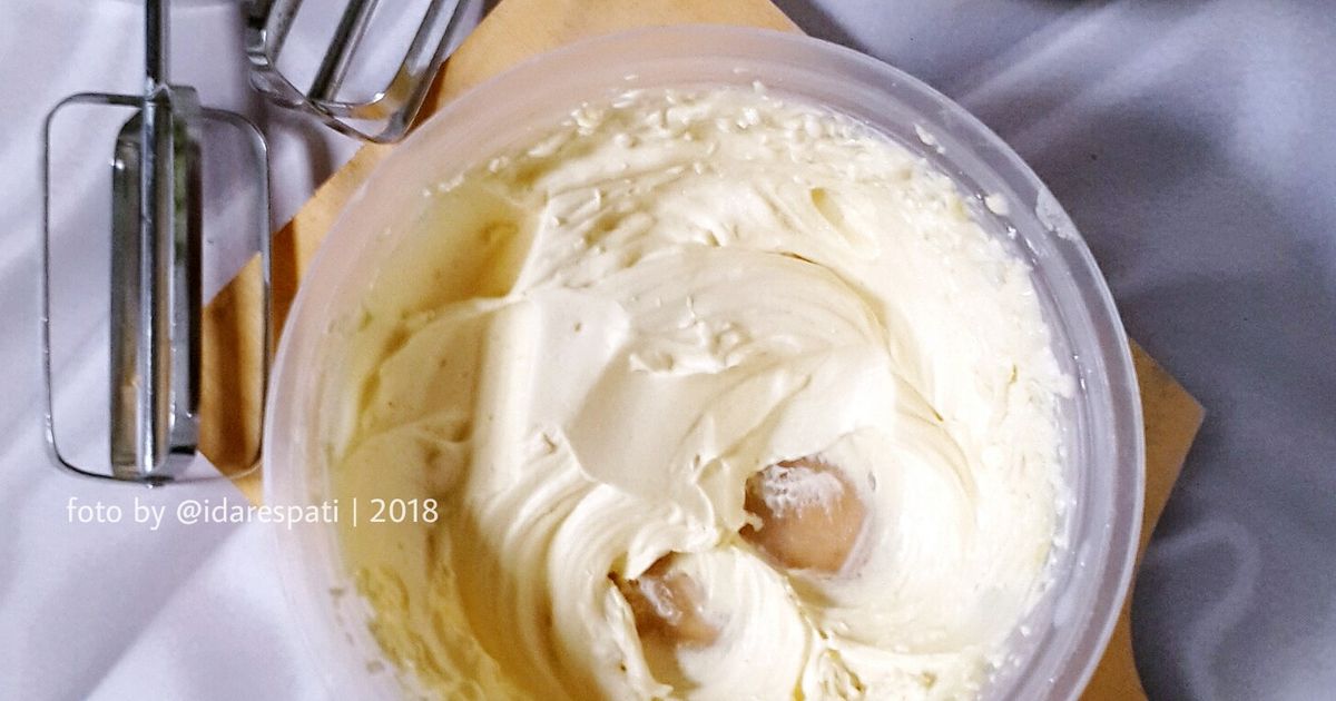 Resep 2. Cream Cheese /Keju Frosting #Kamismanis oleh Ida Respati - Cookpad
