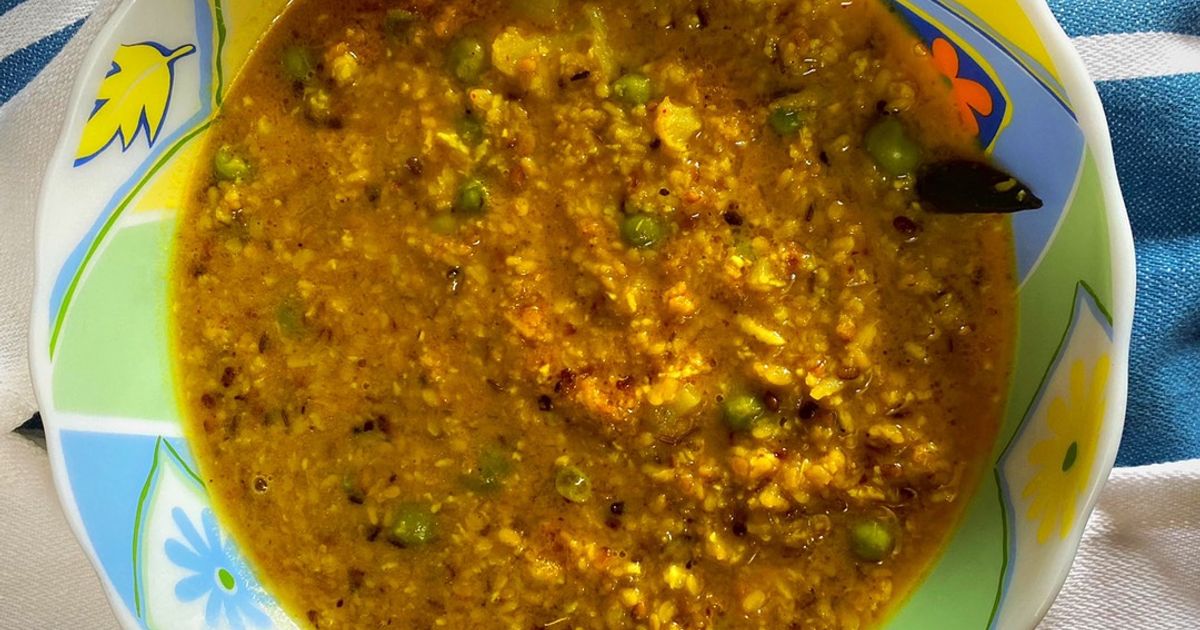 Mixed Vegetable Moong Daal Recipe by ayndrila dutta - Cookpad