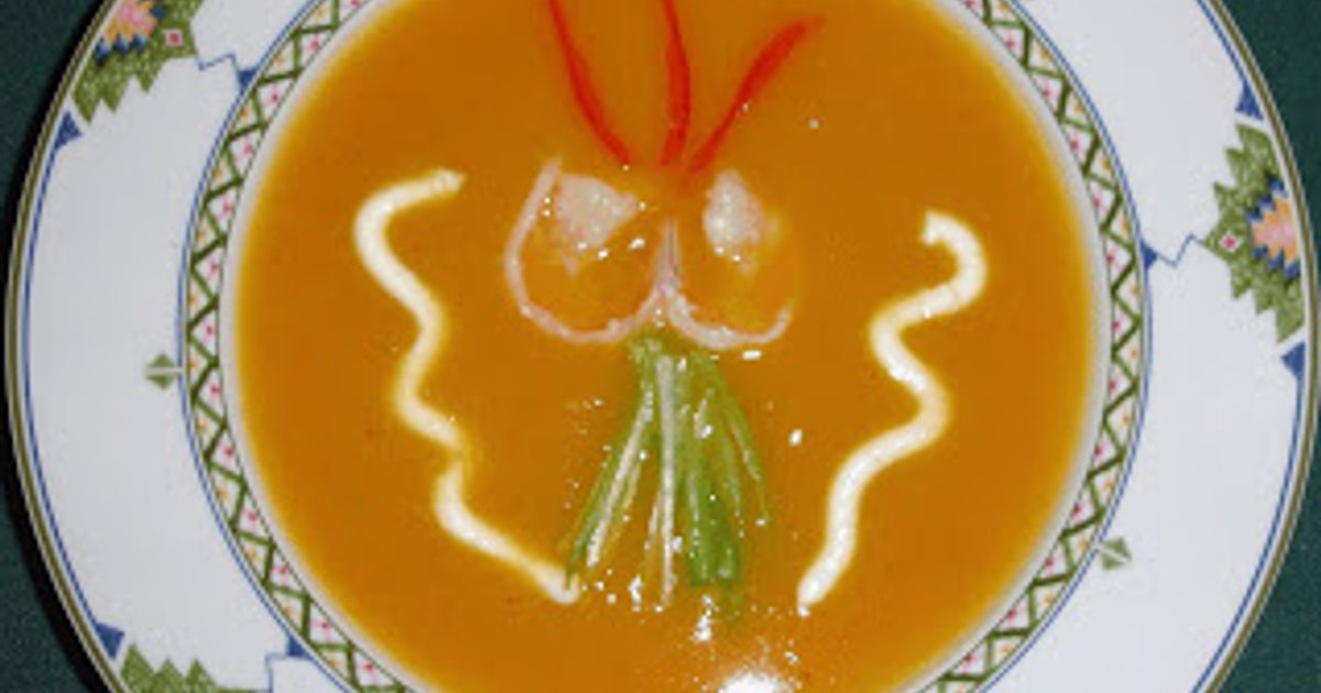 Butternut Squash Soup With Shrimp Jon Style Recipe By Jon Michelena