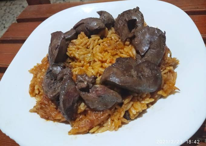 Foie de volaille au pâte longue d'oiseau (tlitli) de Kel Zid - Cookpad