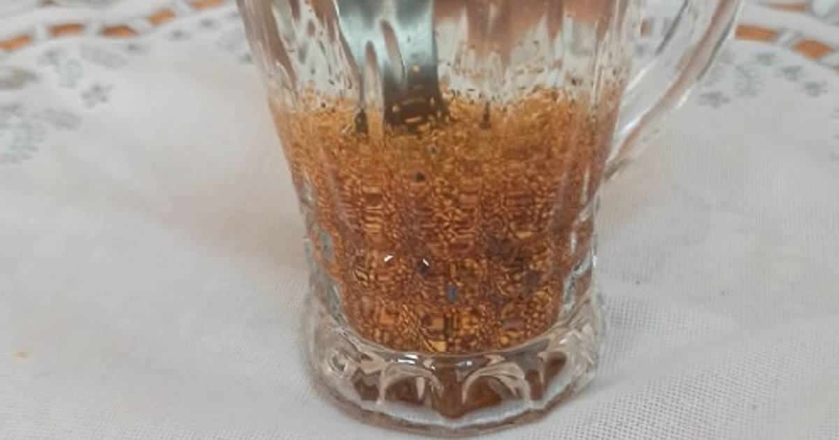 طرز تهیه شربت خاکشیر و تخم شربتی ساده و خوشمزه توسط Fateme - کوکپد