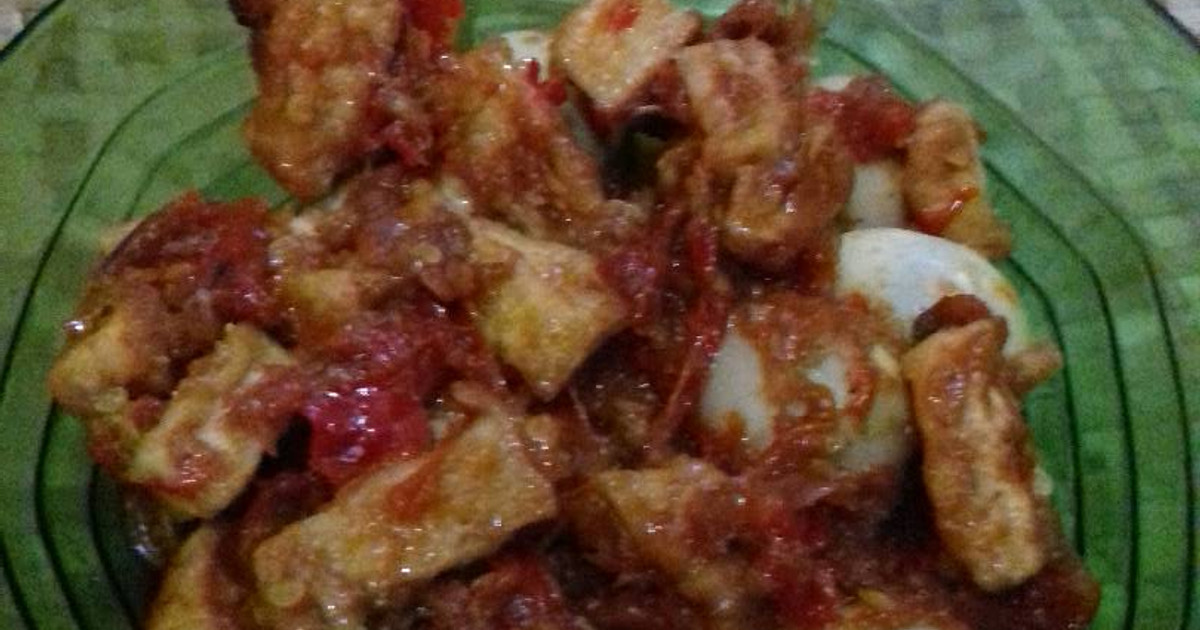 Resep Tahu Telur Puyuh Sambal Balado oleh Qurrota Ayunin - Cookpad