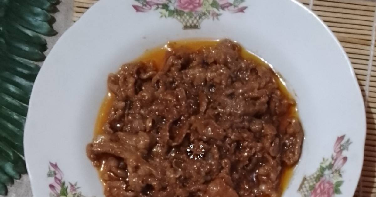Resep Oseng daging slice oleh Ani Brilian - Cookpad