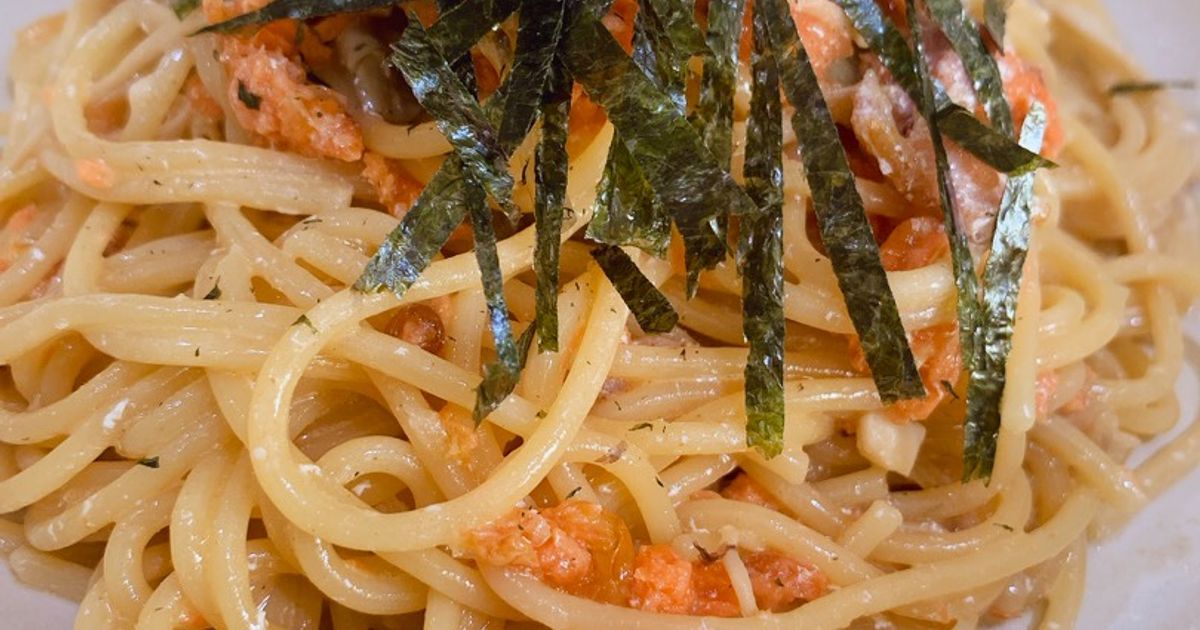 Bacon, Salmon And Mushroom Creamy & Soy Sauce Pasta Recipe By Naomi’s ...