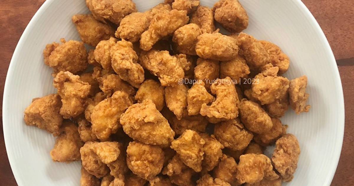 Resipi Spicy Crispy Popcorn Chicken oleh Dapur Yusfarisyia - Cookpad
