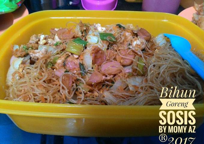 Resep Bihun Goreng Sosis oleh Momy AZ - Cookpad