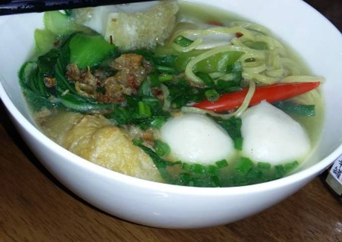 Resep Mi yong tau foo soup (ala singapore) oleh Puspitha Ermawan - Cookpad