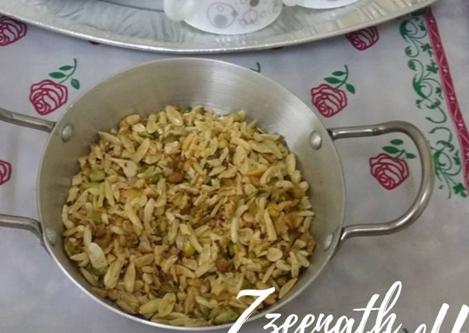 Ghee Fried Mixed Nuts Recipe by ZMA - Cookpad