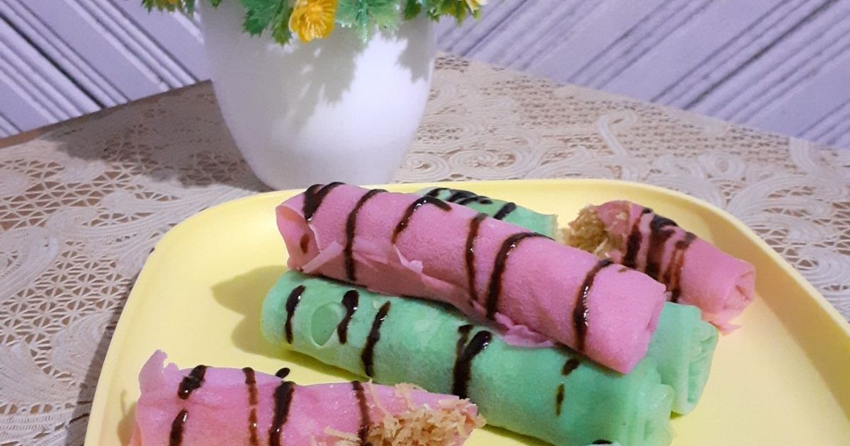 Resep Wadai (Kue) Tradisional : Dadar Gulung Isi Inti oleh Yaniartini ...
