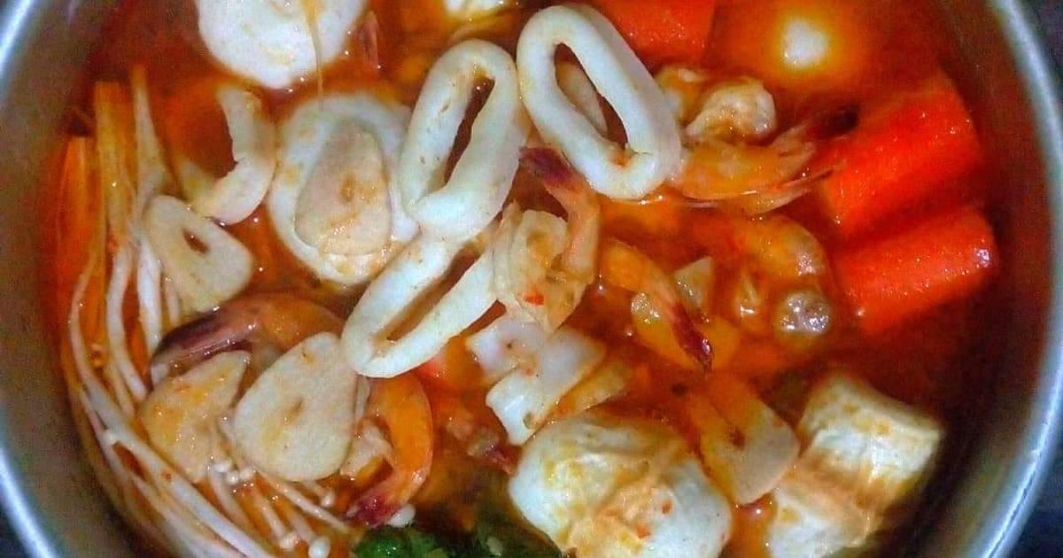 Resep Suki Kuah Tomyam oleh Mustika Dewi - Cookpad