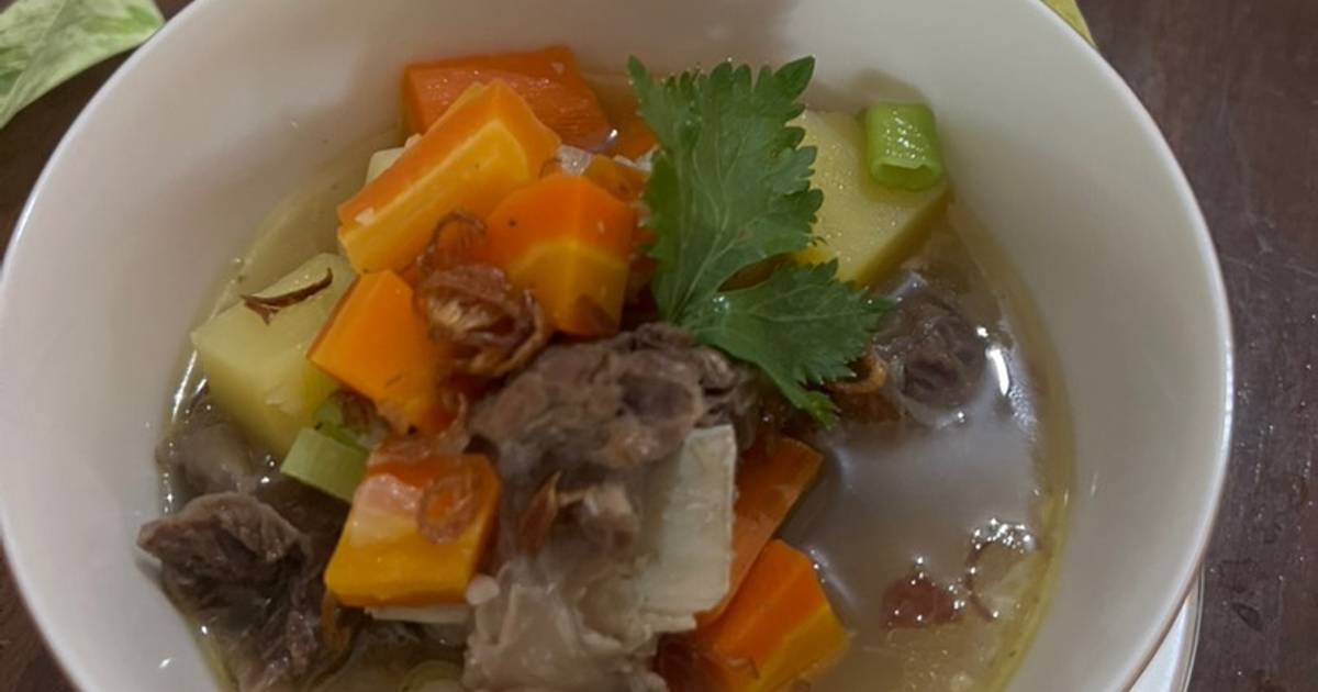 Resep Sup sehat tanpa msg yang enaakk😋 oleh Umi Rieke Kitchen🍳 - Cookpad