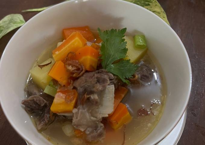 Resep Sup sehat tanpa msg yang enaakk😋 oleh Umi Rieke Kitchen🍳 - Cookpad