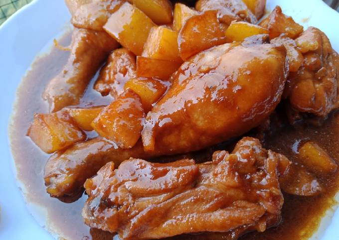 Resep Ayam kentang kecap oleh Anastria Kitchen - Cookpad