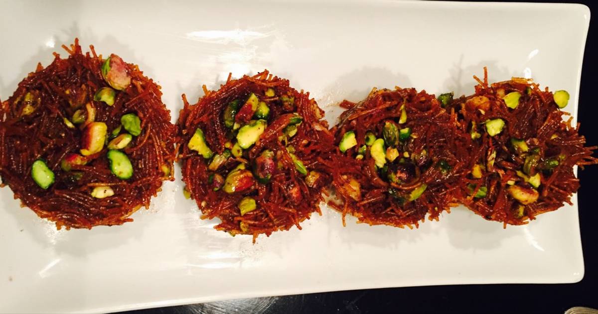 طريقة عمل حلاوة الشعرية العراقيه على اصولها بطريقة سهلة وسريعة من 🇮🇶 ...