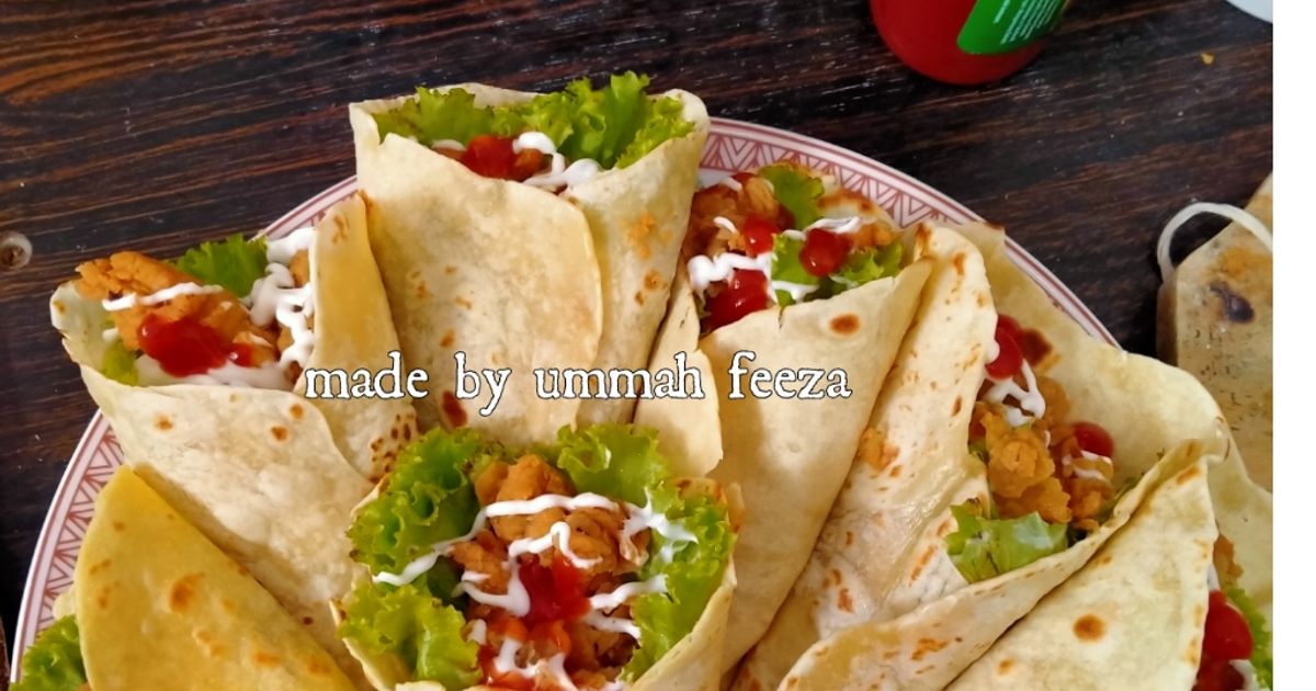 Resep Chicken Warp / Twister Kfc oleh Ummah Feeza0 - Cookpad