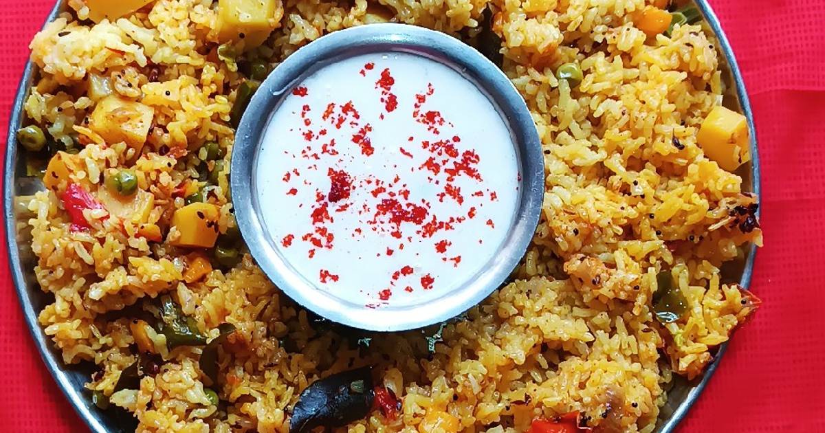 Mixed Veg Rice Recipe by Sangita Vyas - Cookpad