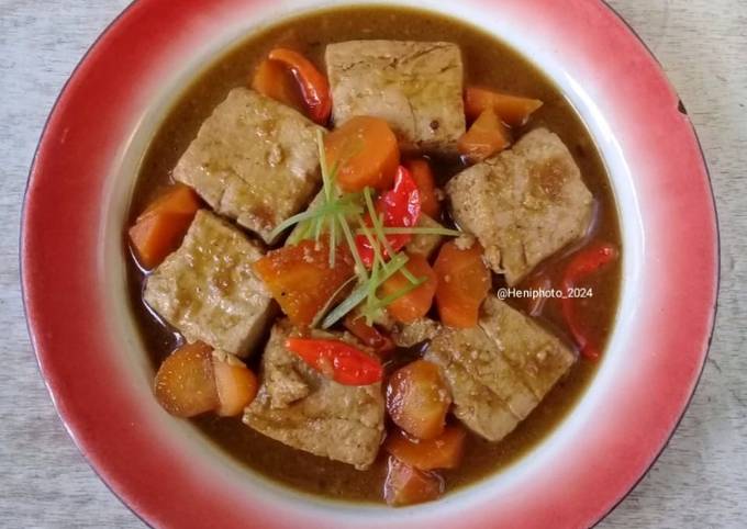 Resep Semur Tahu Putih Wortel oleh Heni Nur - Cookpad