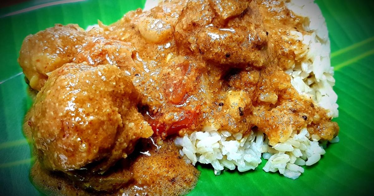 Lentil Ball Gravy Recipe by Prasel - Cookpad