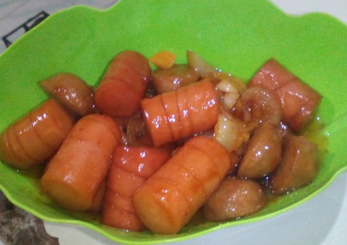 Resep Sosis saos kecap oleh Dian Purnamawati (Bunda Rasyid_Putri_Zahra ...