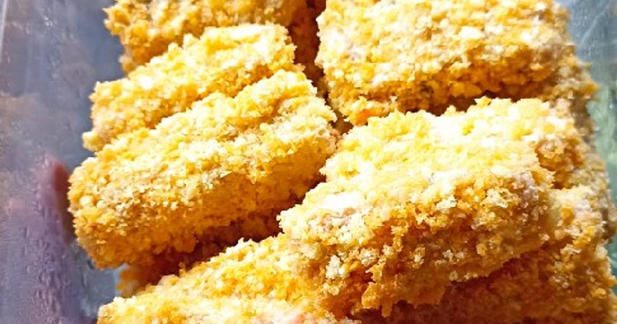 Resep Chicken nuget frozen (tanpa telor) oleh Ibu Tina - Cookpad