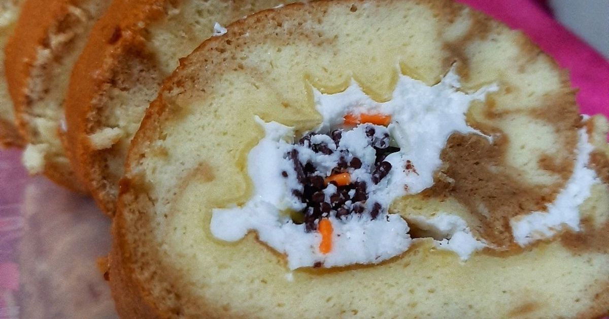 Resep Hurricane Swiss Roll Cake oleh Ursula - Cookpad
