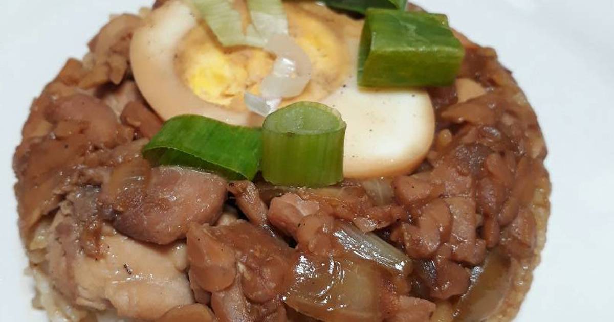 Resep Nasi Tim Ayam Tempe oleh Febby Annisa - Cookpad