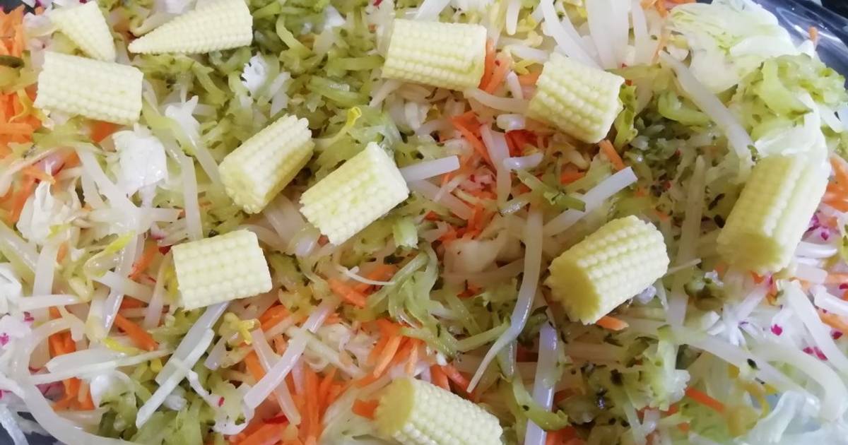Ensalada rallada con mini maíz Receta de Cristina- Cookpad