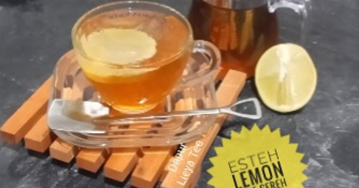 Resep Es Teh Lemon Jahe Sereh oleh Bunda Maulida - Cookpad